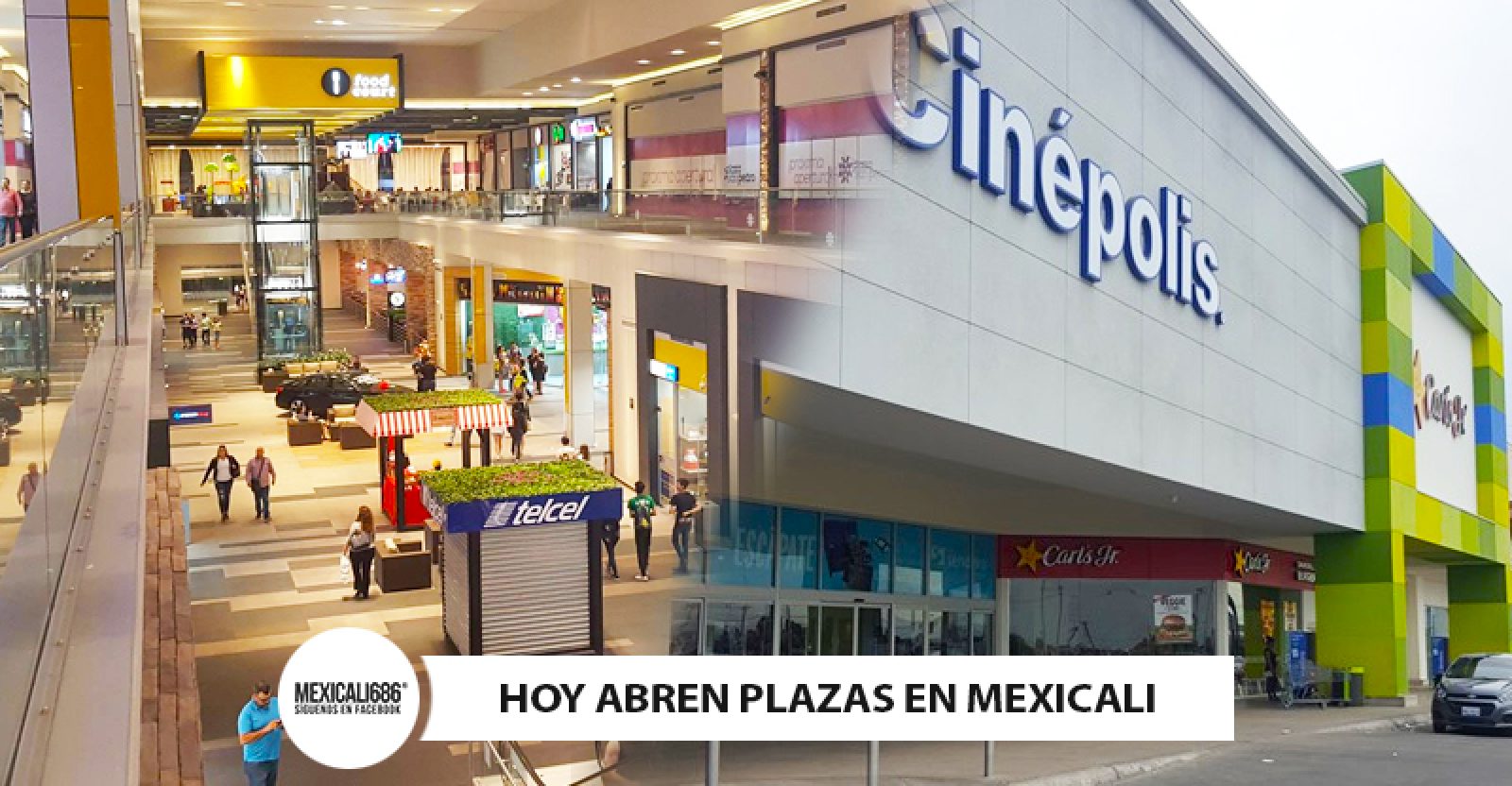 Hoy abren plazas comerciales en Mexicali