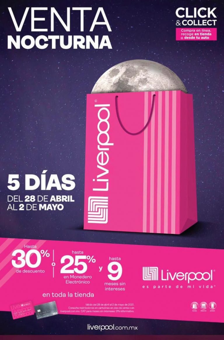 La Venta Nocturna que estabas esperando en Liverpool Mexicali