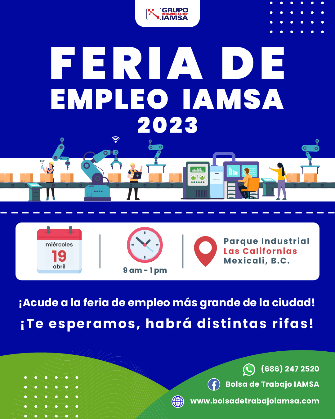 IAMSA Realizará Feria del Empleo en Mexicali